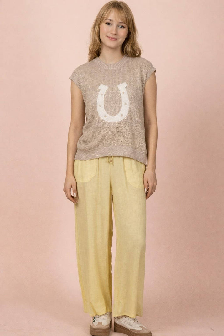 Lemon Wide Leg Linen Pants – Brick Rode Boutique